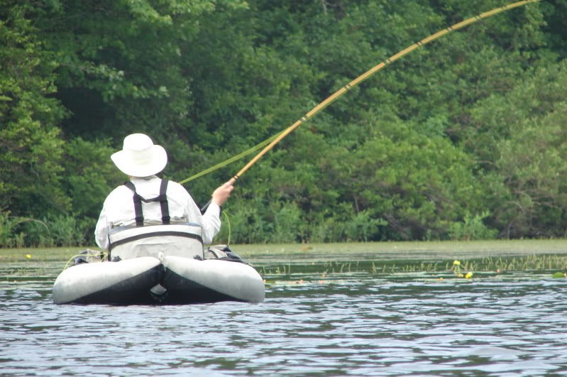 Saturday Afternoon Float Tube Bugging | Fishing with Fiberglass Fly ...