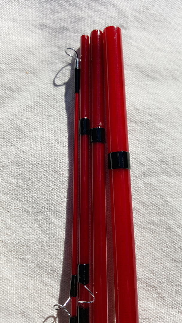 "The Blood Rod"...aka the Sunset Red 7'8" 4/5wt 4pc | Rod Photos ...
