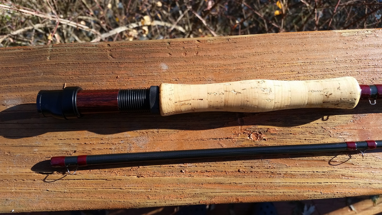 Lamiglas Obsidian 8' 6/7 wt | Rod Photos | Fiberglass Flyrodders