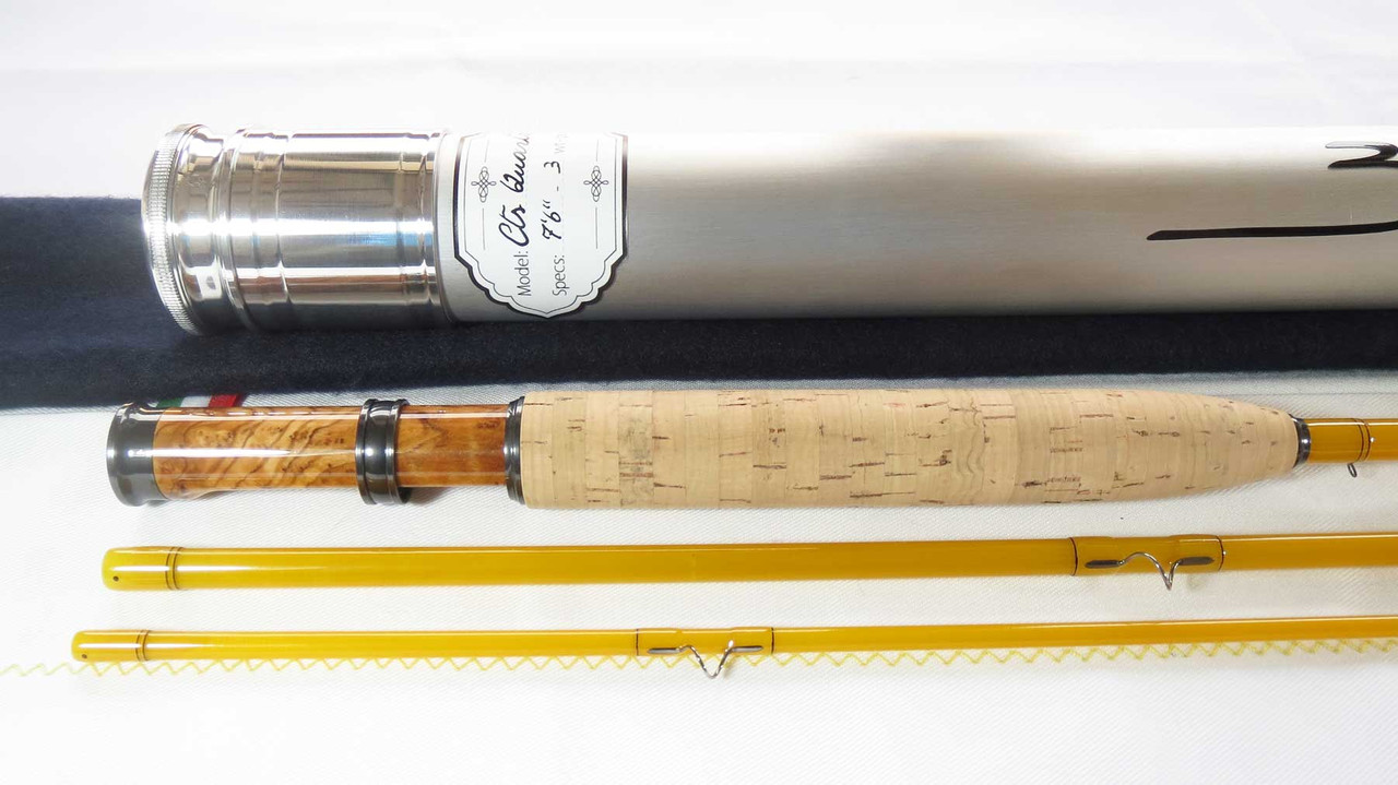 CTS Quartz - 7'6'' 3wt Honey - Ber Fly Rods | Rod Photos | Fiberglass ...