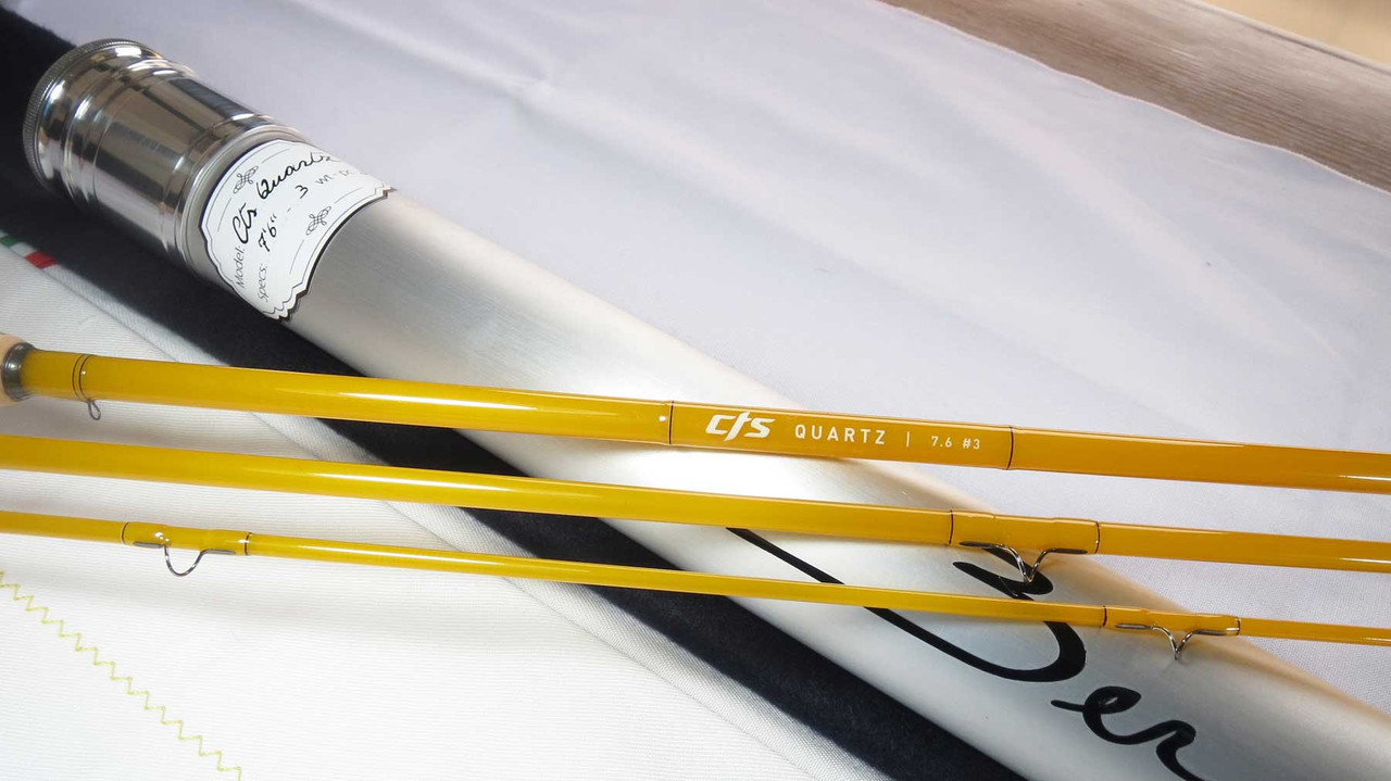 CTS Quartz - 7'6'' 3wt Honey - Ber Fly Rods | Rod Photos | Fiberglass ...