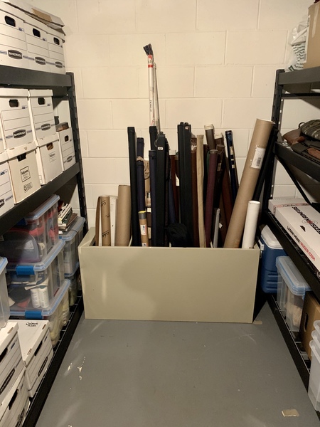 File Cabinet Rod Storage Bin | Collecting Fiberglass Fly Rods ...
