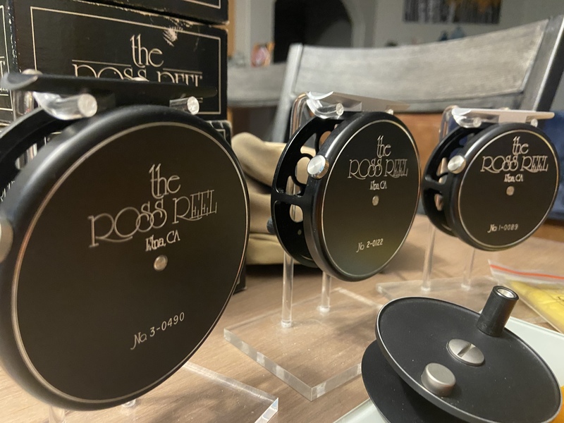 Ross RR 1,2,3 Etna Ca. | Classic Fly Reels | Fiberglass Flyrodders