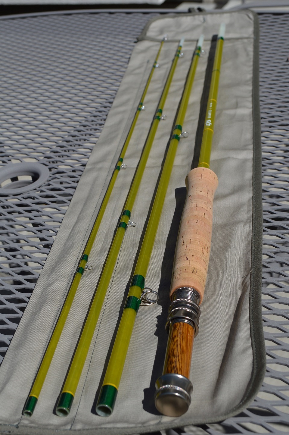 CTS 866-4 "Urban Green" | Rod Photos | Fiberglass Flyrodders