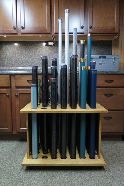 Fly Rod Storage Rack | Collecting Fiberglass Fly Rods | Fiberglass ...