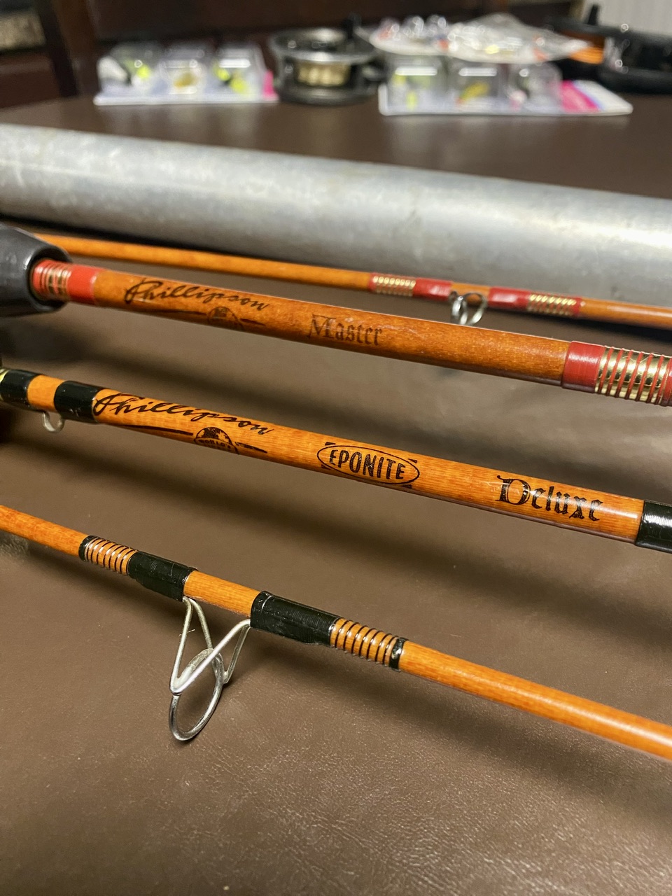 1961 Phillipson lightest of the lite spinning and casting rods ...