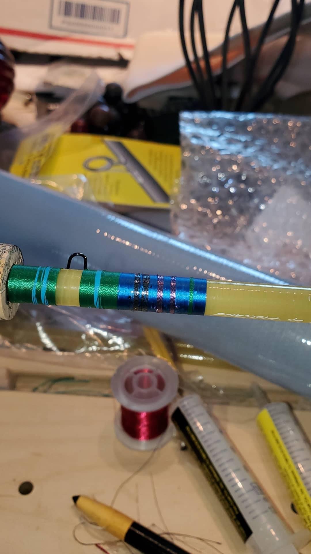 Bens of Holland blank build and thread wraps | Rod Building and Tackle ...