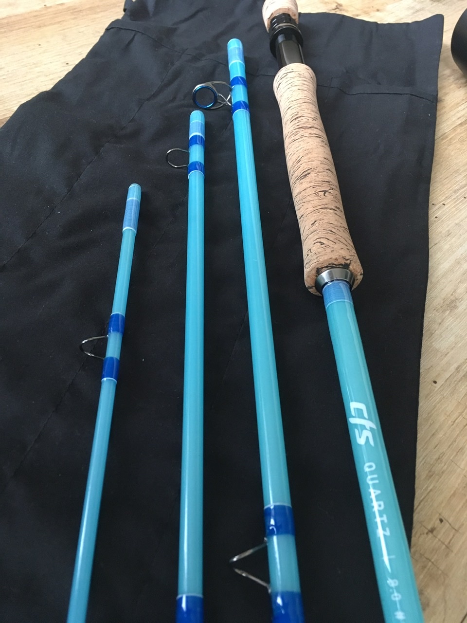 A strong boy - CTS Quartz 8‘ #10 | Rod Photos | Fiberglass Flyrodders