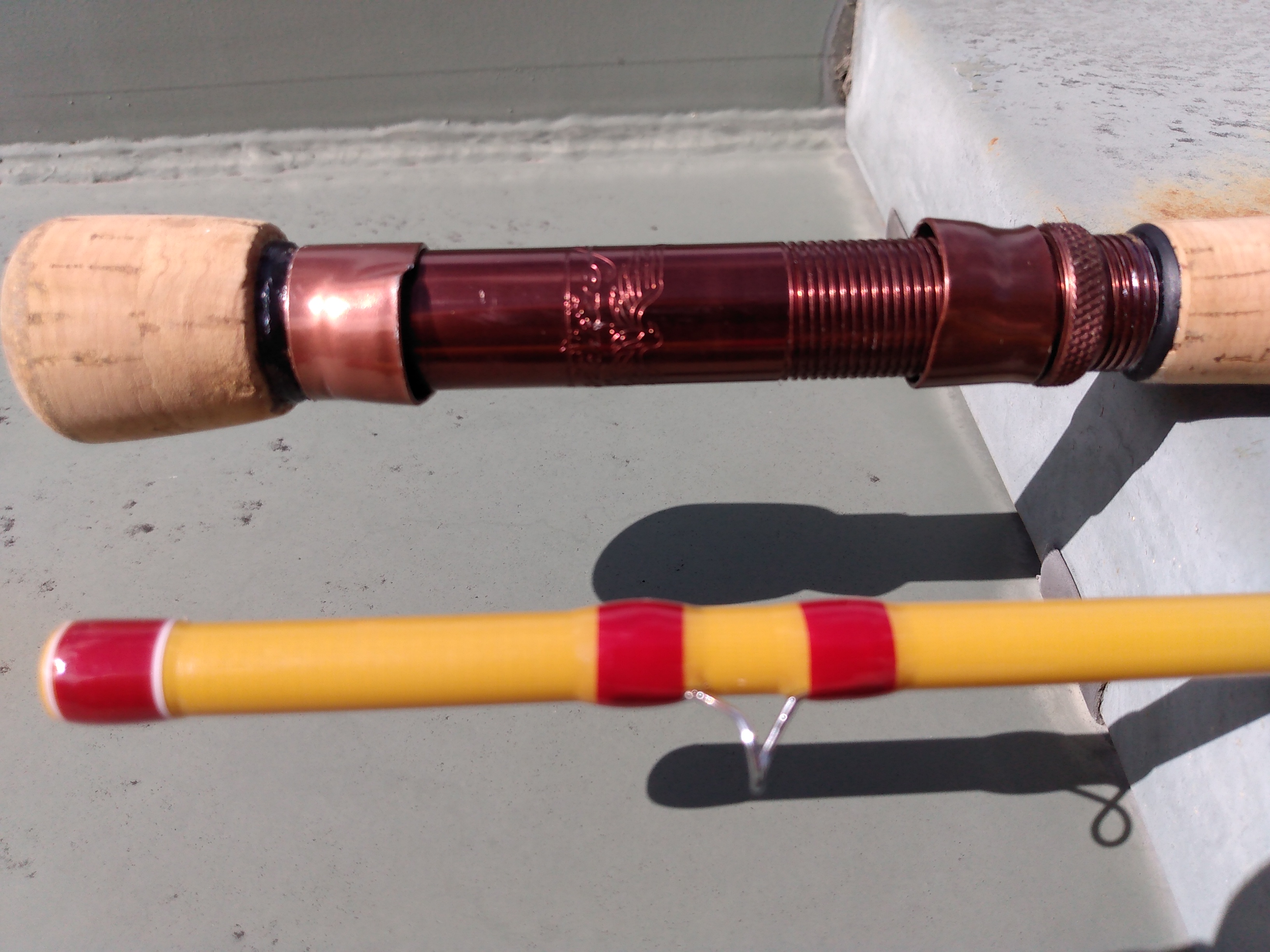 Yellow Fenwick 8'6" 7wt take 2 | Rod Photos | Fiberglass Flyrodders