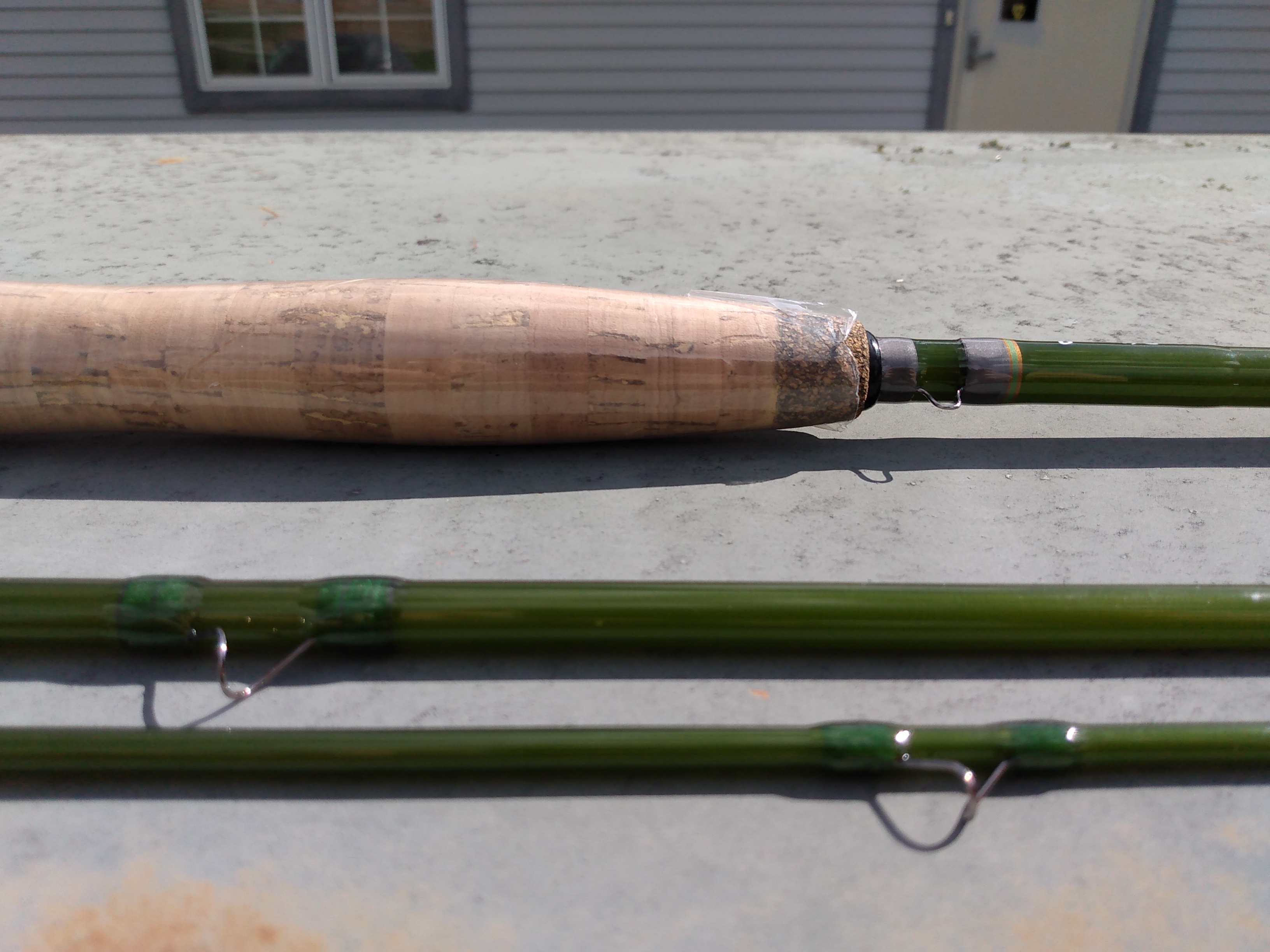 Generic Olive Green 8' 4/5 wt. | Rod Photos | Fiberglass Flyrodders