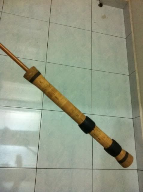 Spin fly rod with Tennessee Handle | Another Spin on Glass | Fiberglass ...