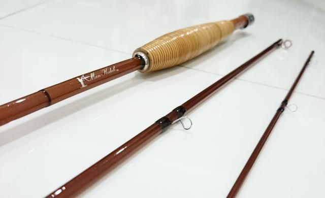 6'6" 3pc 3wt with rattan grip handle | Rod Building and Tackle ...