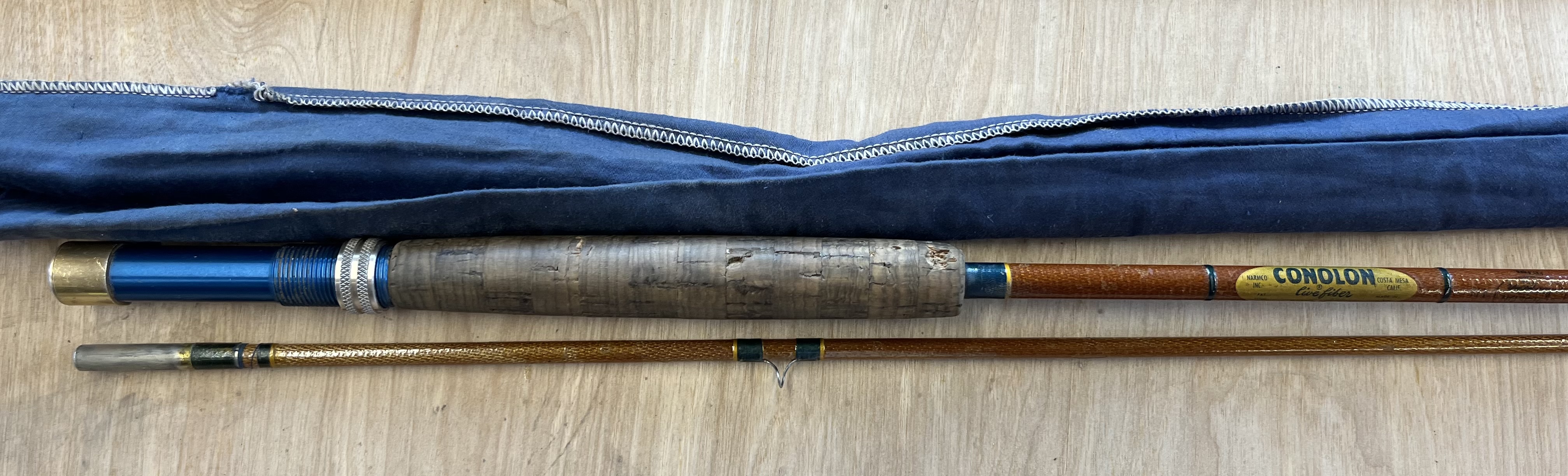 Early Conolon Fanwing 411 | Collecting Fiberglass Fly Rods | Fiberglass ...
